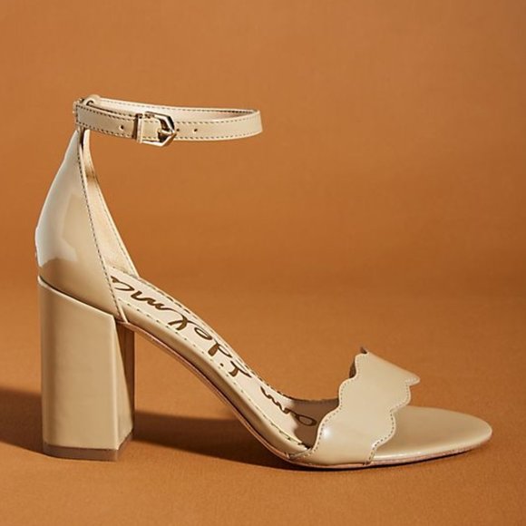 Sam Edelman | Shoes | Sam Edelman Odila Nude Patent Ankle Strap | Poshmark